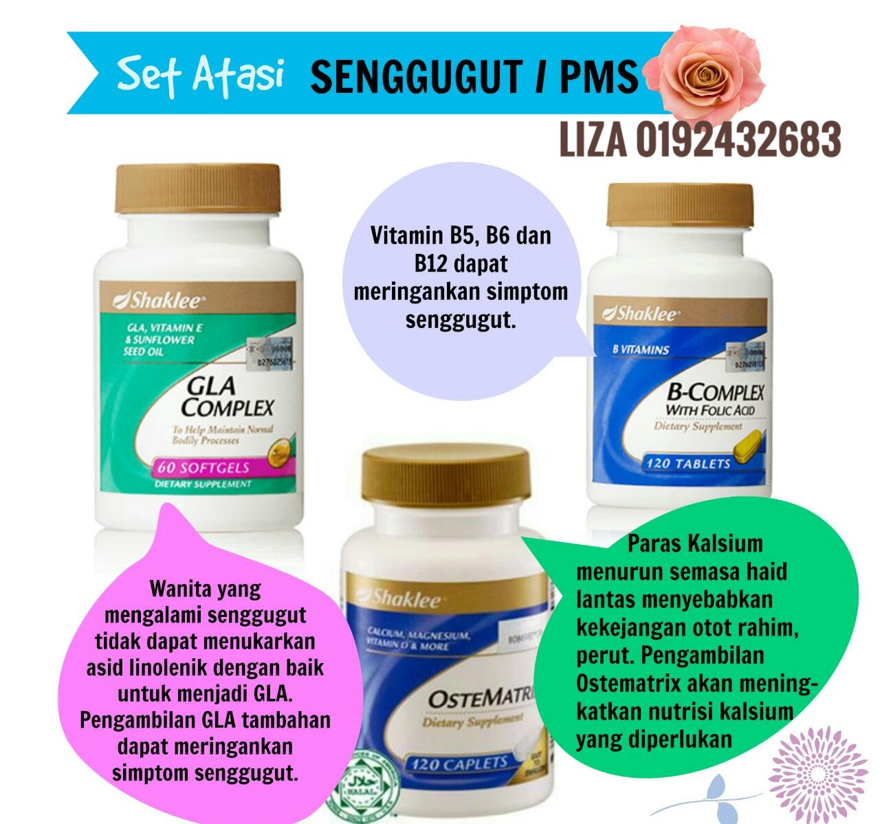 Cara Hilangkan Sakit Senggugut dan Keputihan Teruk | Lieza Zainal