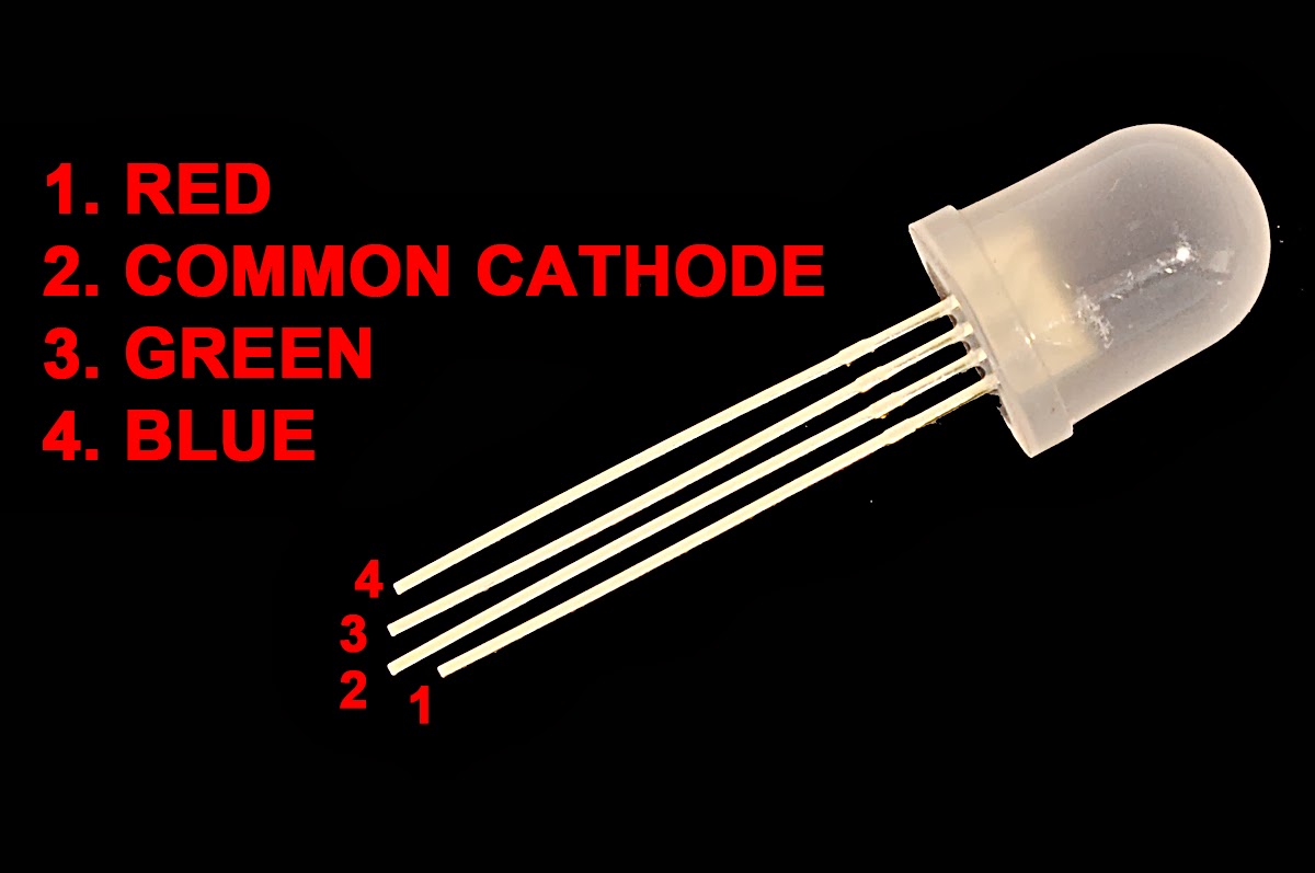 Arduino Paraná: ALTERNANDO CORES COM LED RGB