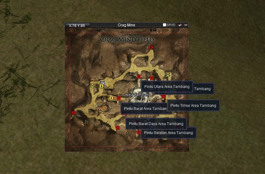 Cara menambang ore manual di Crag Mine RF • hydra-F