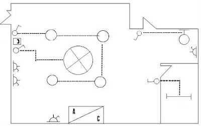 The World Through Electricity: How to draw symbols on floor plan for ...