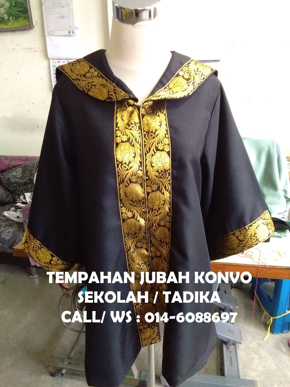 Pemborong Jahitan Pakaian Tempahan Topi And Jubah Konvo 2019