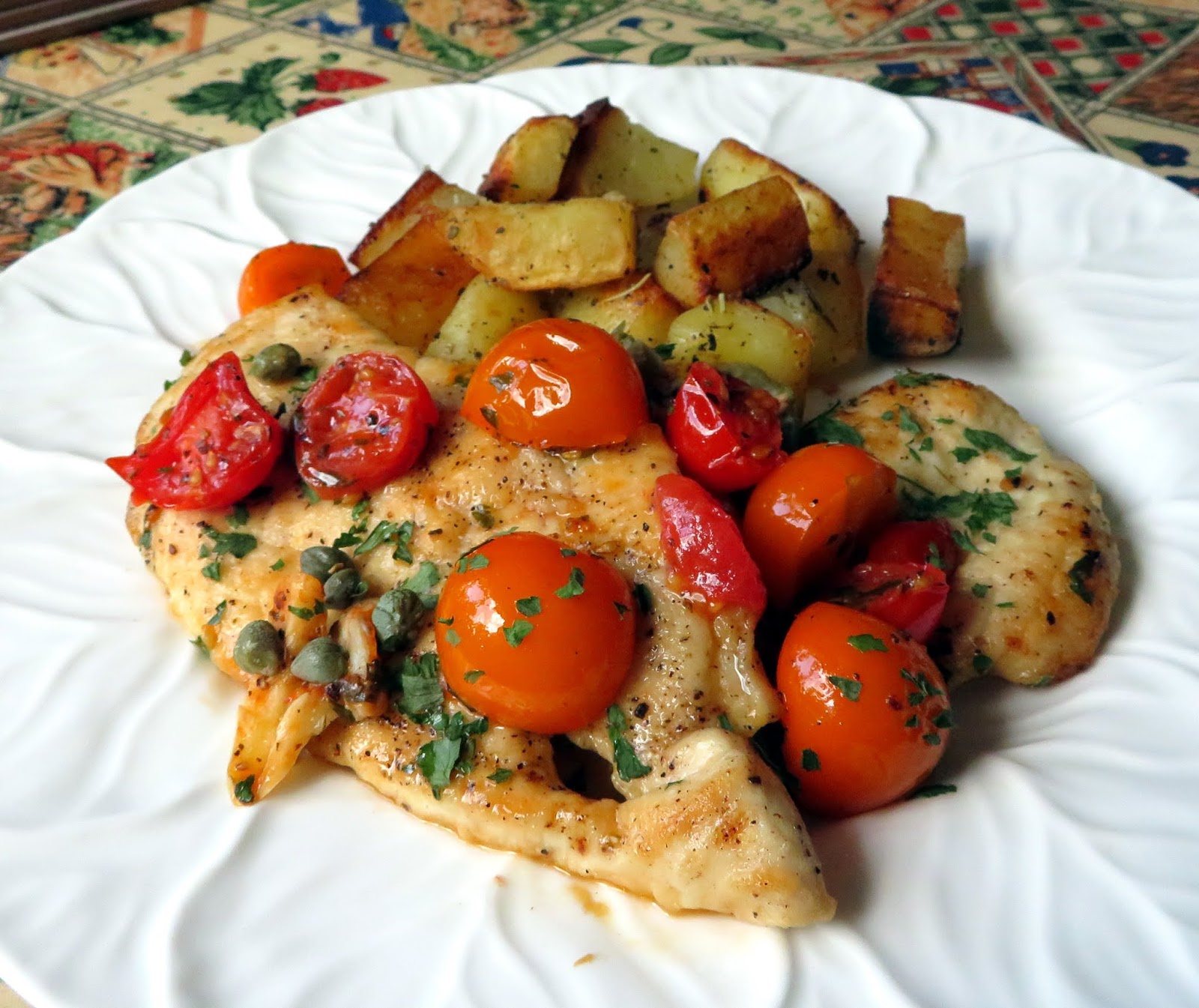 Mediterranean Sauced Chicken Escallops | The English Kitchen