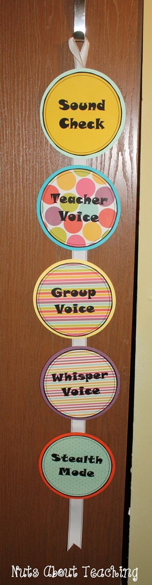 Nuts About Teaching: Visual Reminders for Sound Level in the Room