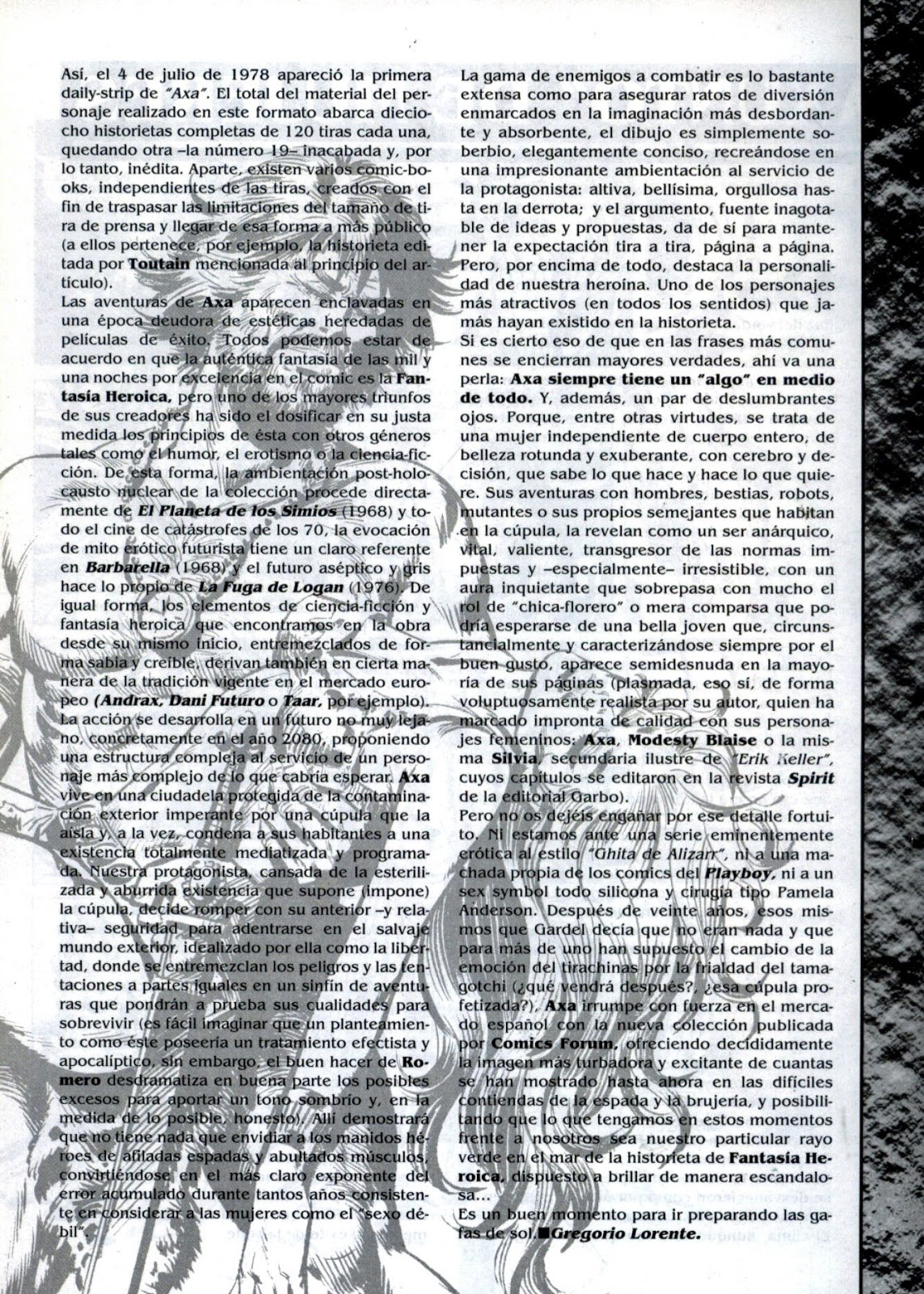 Los comics de Machete: Axa: La rebelde y la elegida