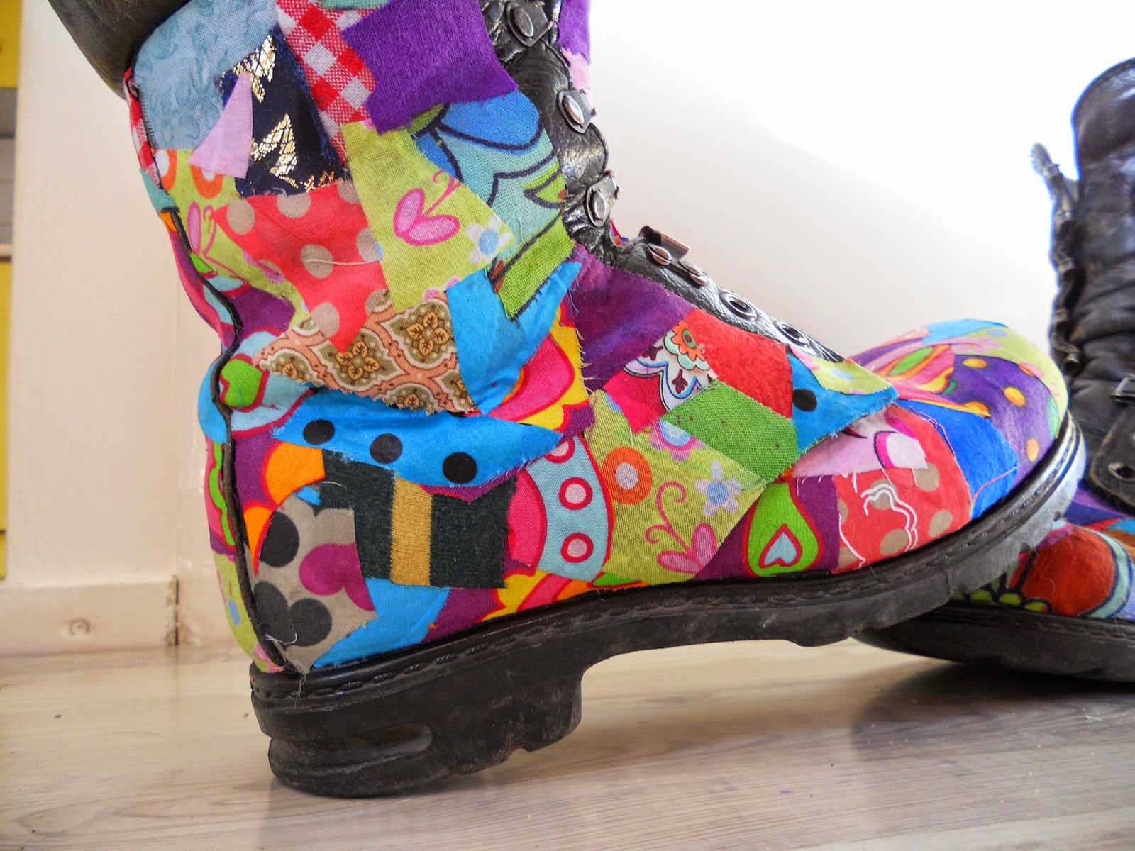 Double Dutch stories: Patchwork boots