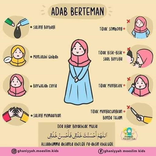 Adab Anak Berteman dan Sebelum Tidur - KB - TK Al-Falah Dempo Barat