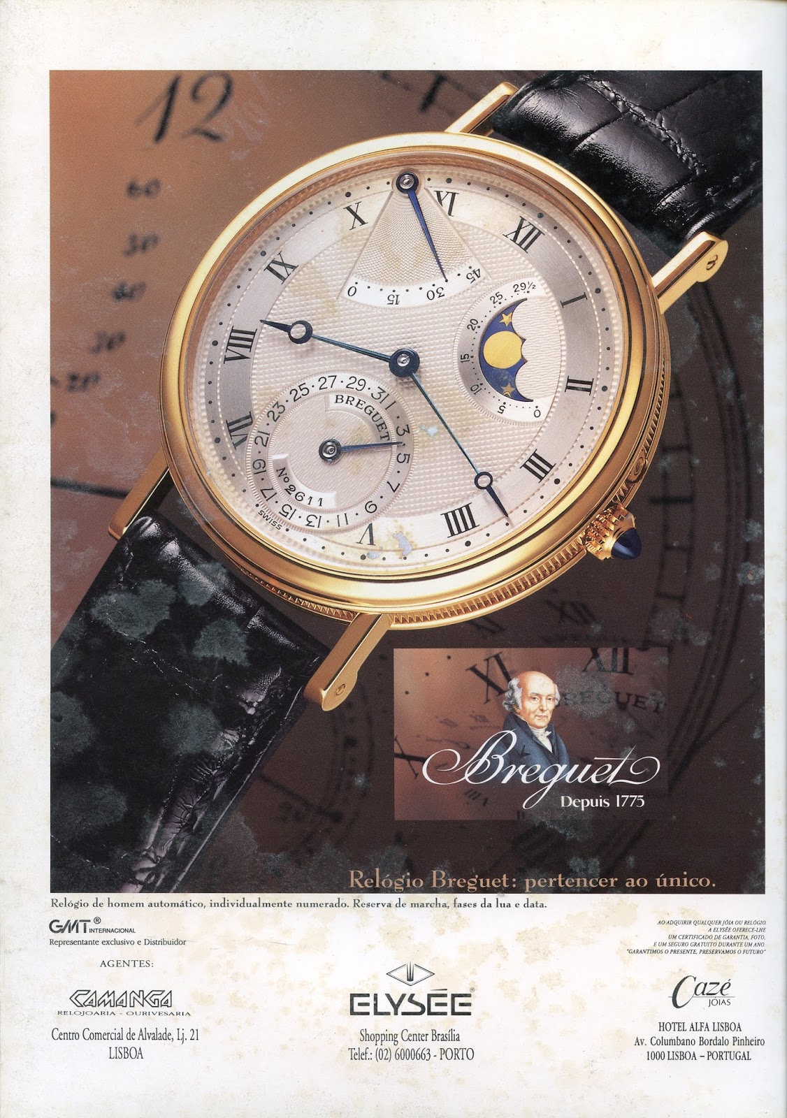 Estação Cronográfica: Há 20 anos - relógios Breguet / Cazé / Elysée ...