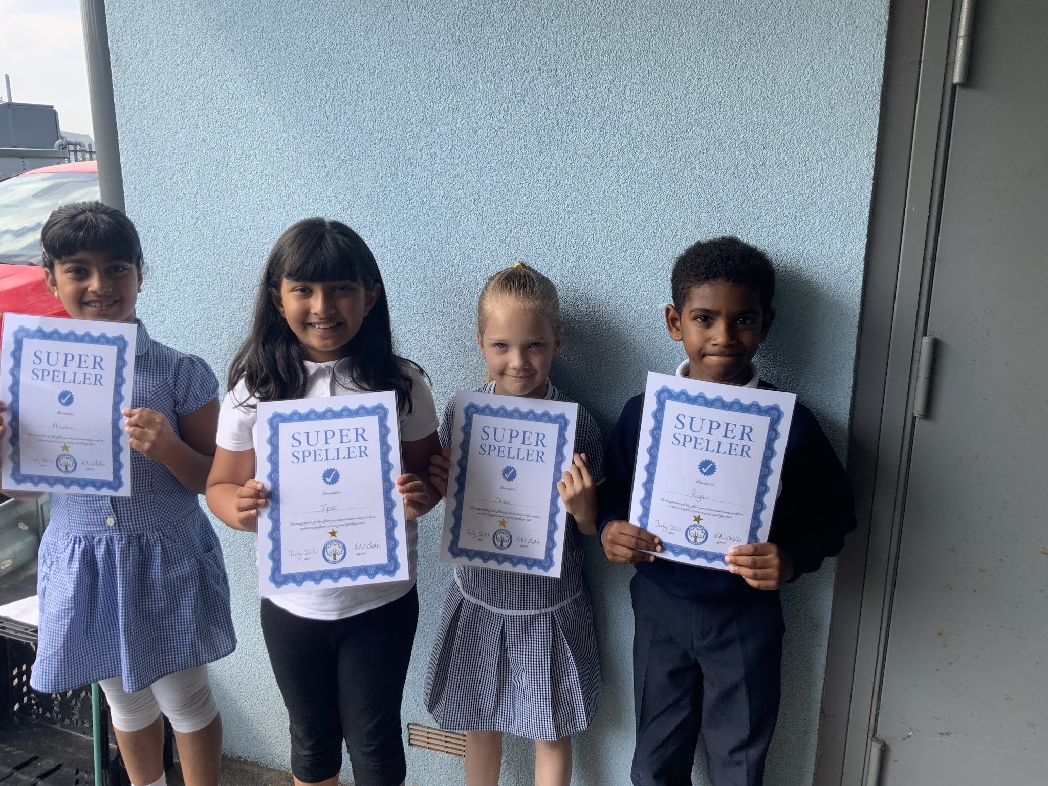 Broadford Primary: Spelling Awards 2020/2021