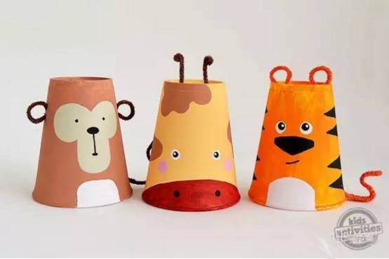 paper cup craft animal ~ art and craft kids