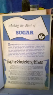 Vintage Recipe Books : Making the Most of Sugar Wartime Leaflet