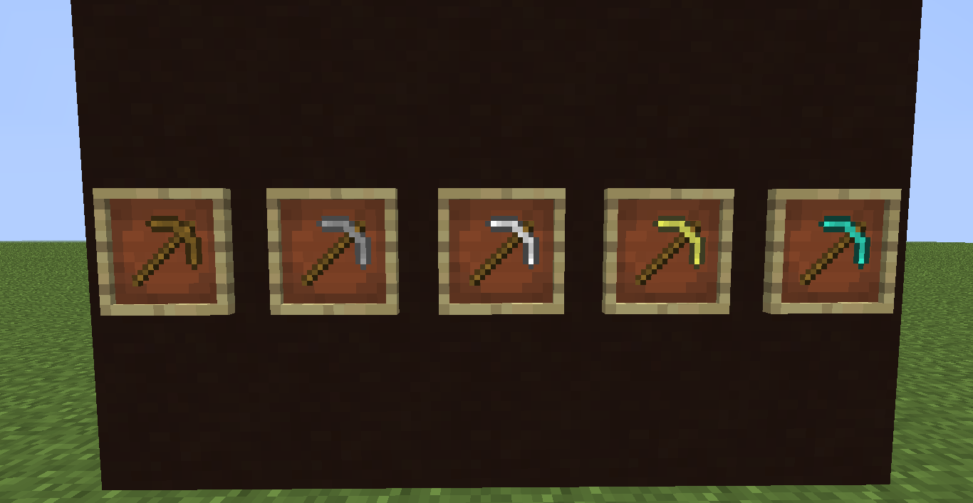 minecraft en txt: Cómo hacer un pico en Minecraft