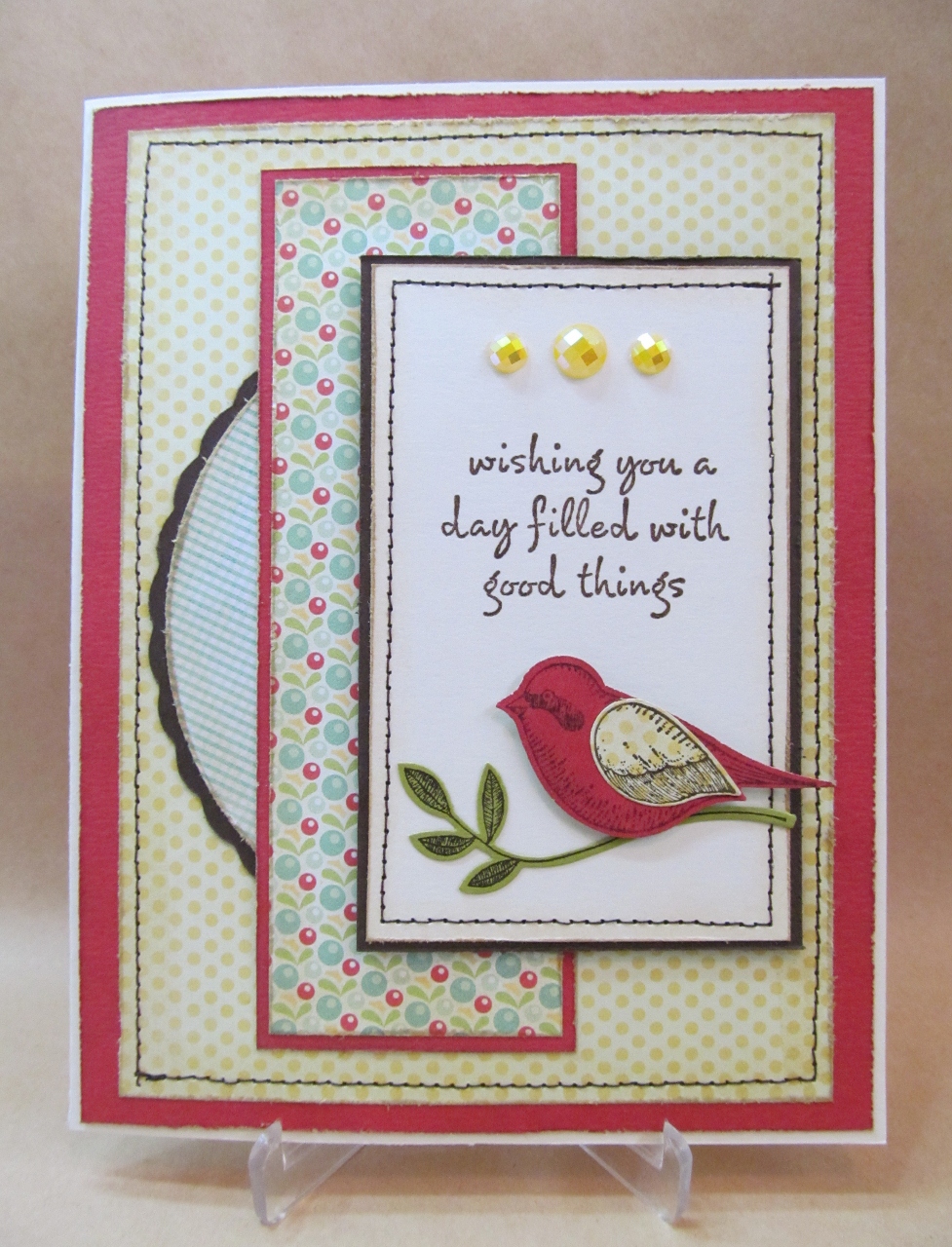 Savvy Handmade Cards: Good Things Bird Card