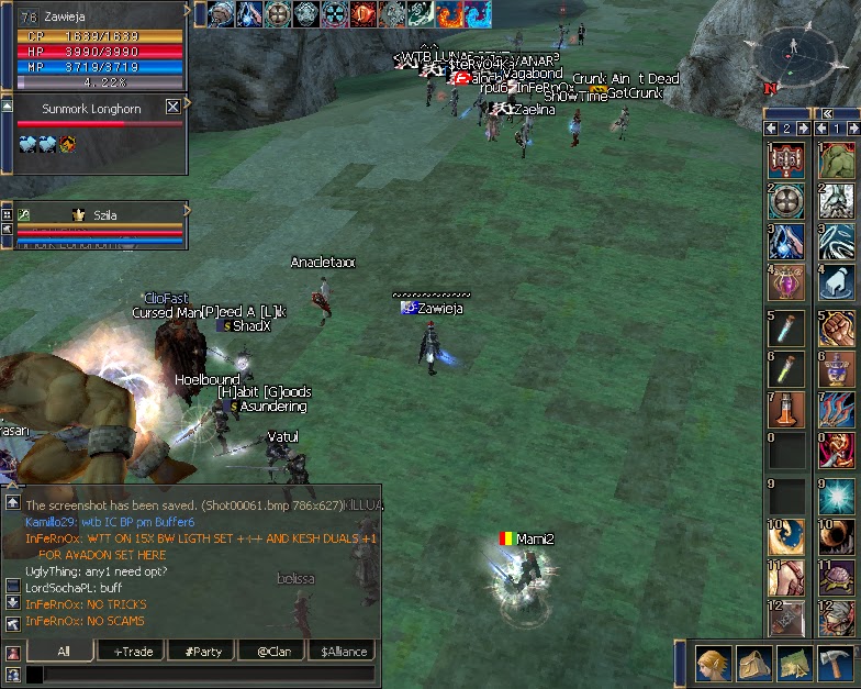 Lineage 2 - best mmo ever: Old C4 / C5 Lineage 2 gameplay screenshots