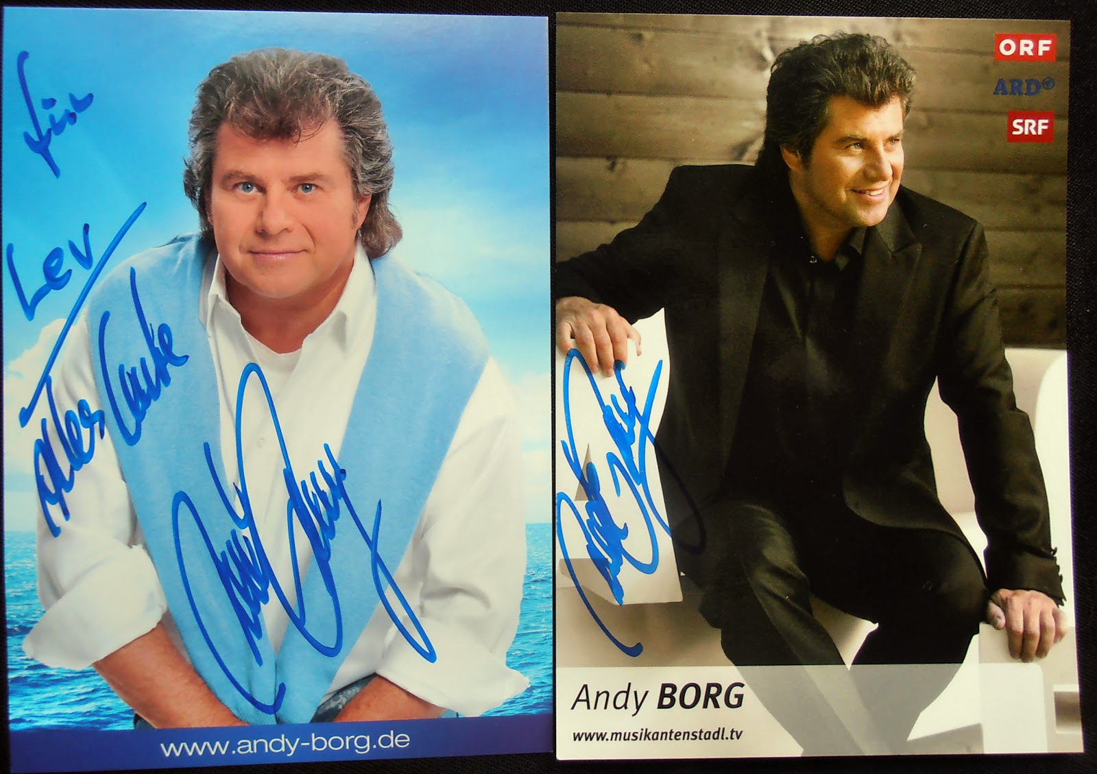 Autographs of celebrities from Leo: Music