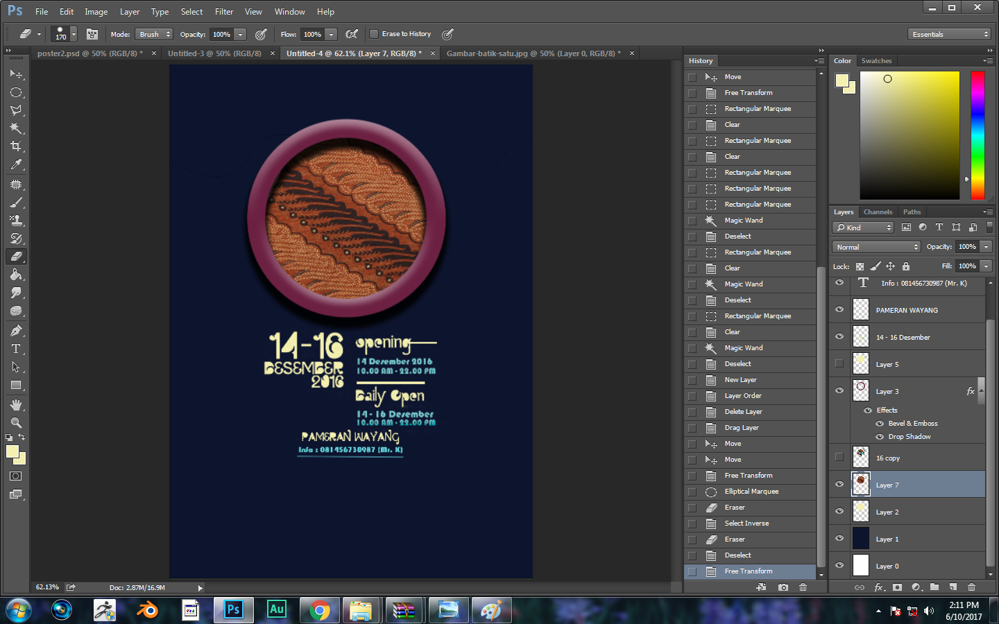 Membuat Poster Menarik Dengan Photoshop - BoyLab