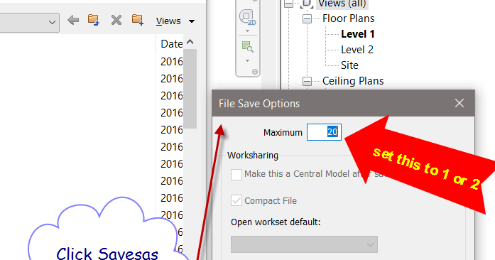 revit in plain english: Revit Files are Clogging Up My Server Storage!