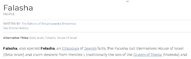 Encyclopedia @Britannica still calls Ethiopian Jews by the derogatory ...