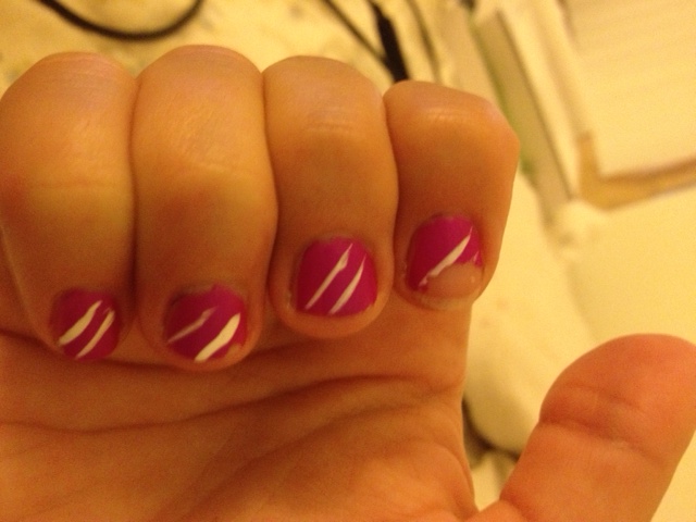 DIY- Janell Did It Herself: EPIC FAIL - Scotch Tape Multi-Color Nail Fail
