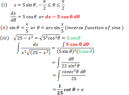 Use Trigonometric Substitution To Solve The Integral Of Square Root ...