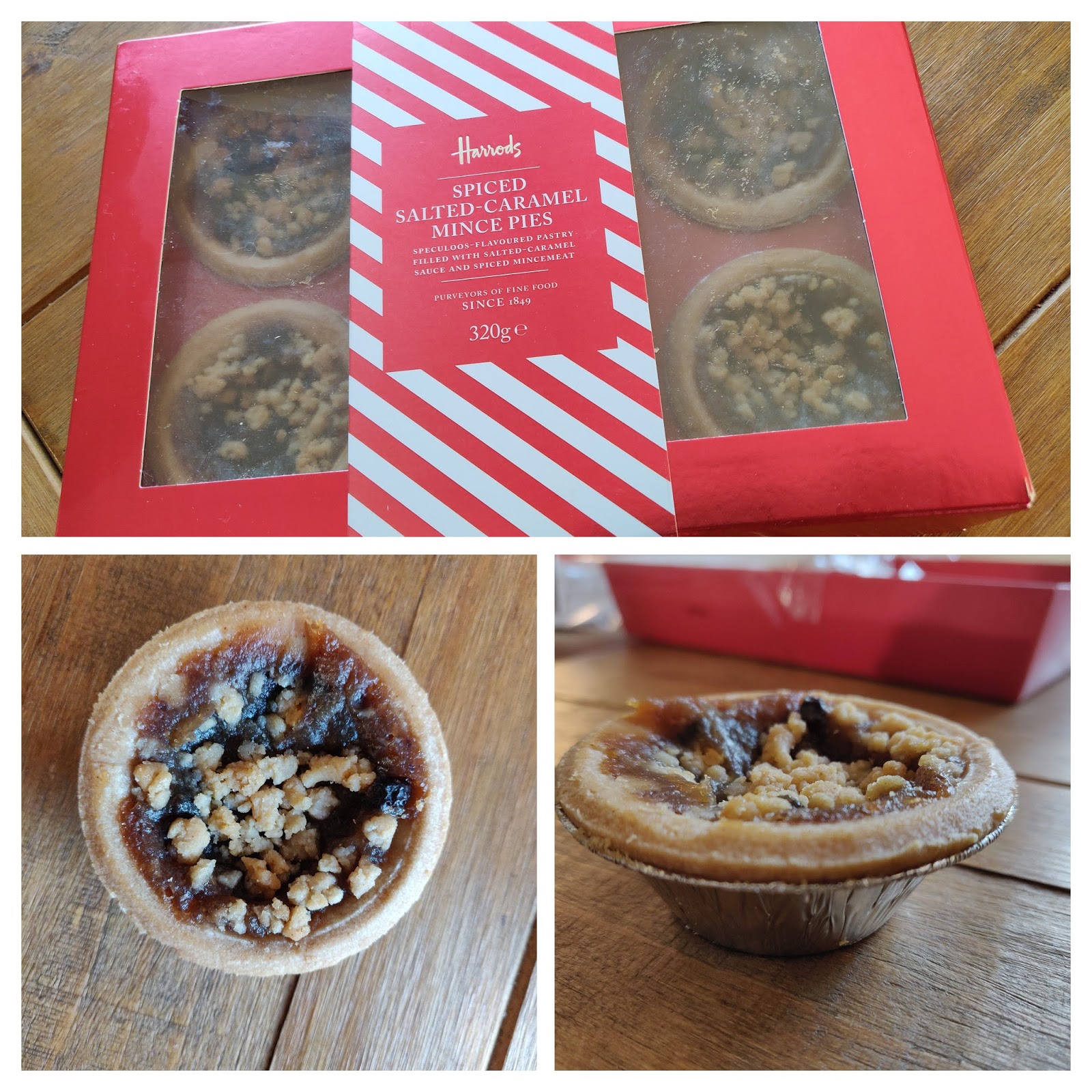 The Mince Pie Administration: 2018 - Harrods - Spiced Salted Caramel ...