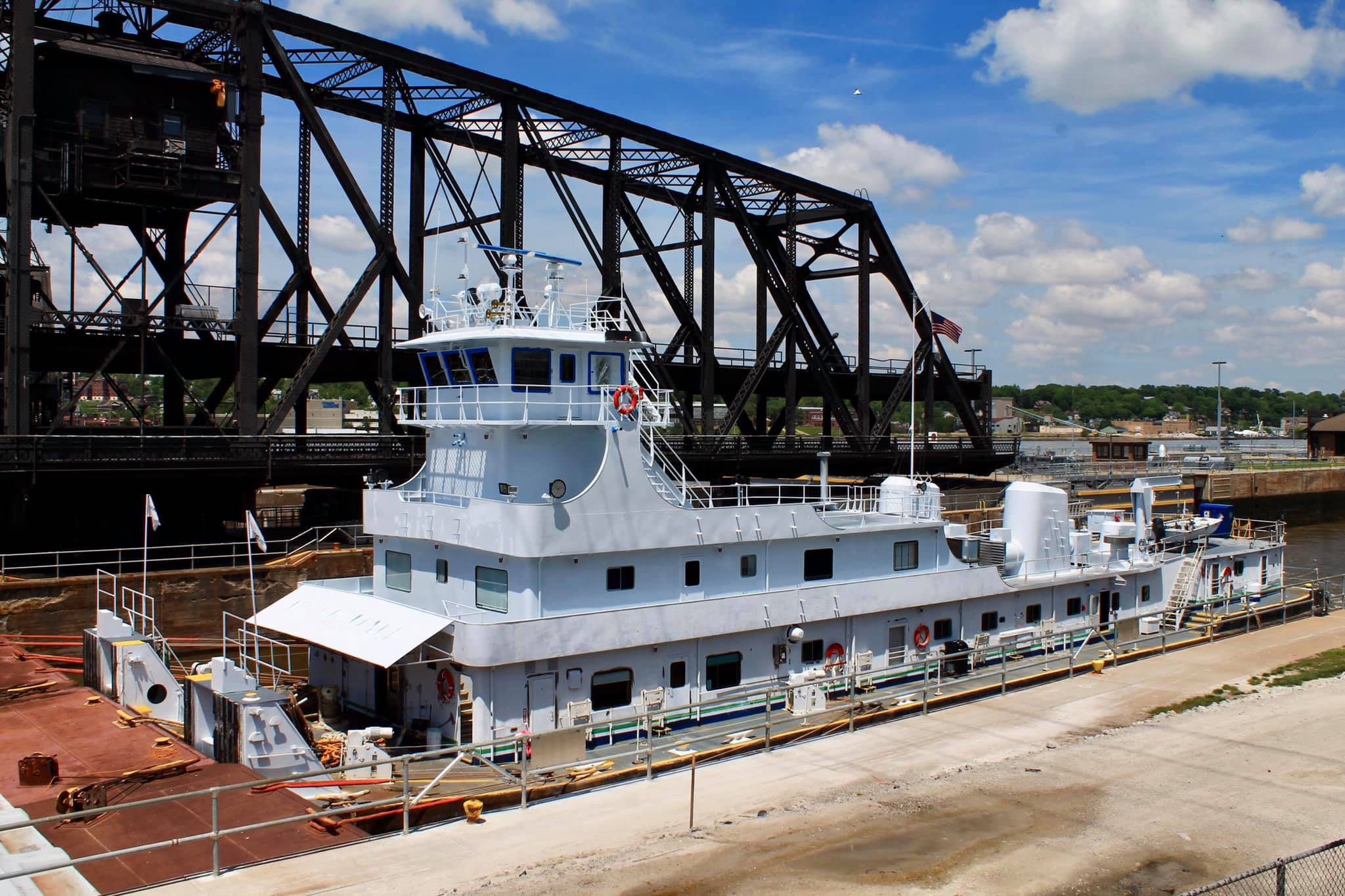 Industrial History: Flood of 2019: 1860s+1934 Lock and Dam #15, Rock ...