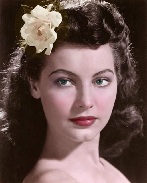 Colors for a Bygone Era: Young Ava Gardner (1922 - 1990) colorized from ...