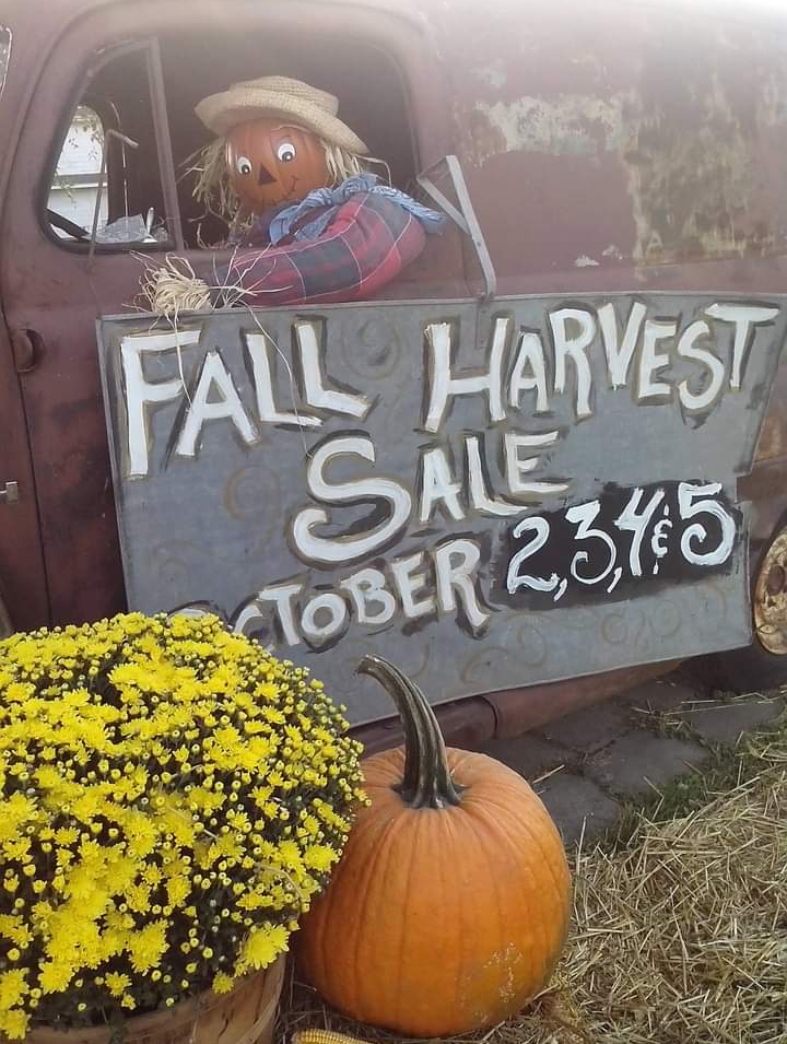 simply iowa: Remembering.... 'The Fall Harvest Sale'.