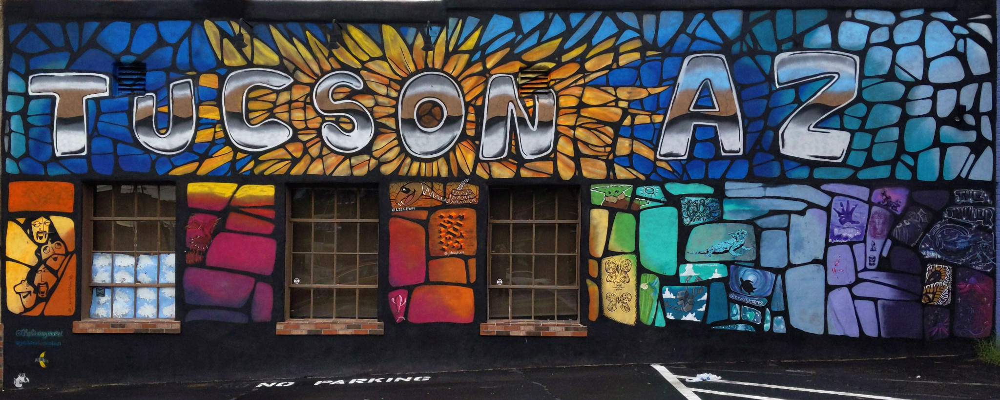 The Tucson Murals Project: "Living" TUCSON AZ mural