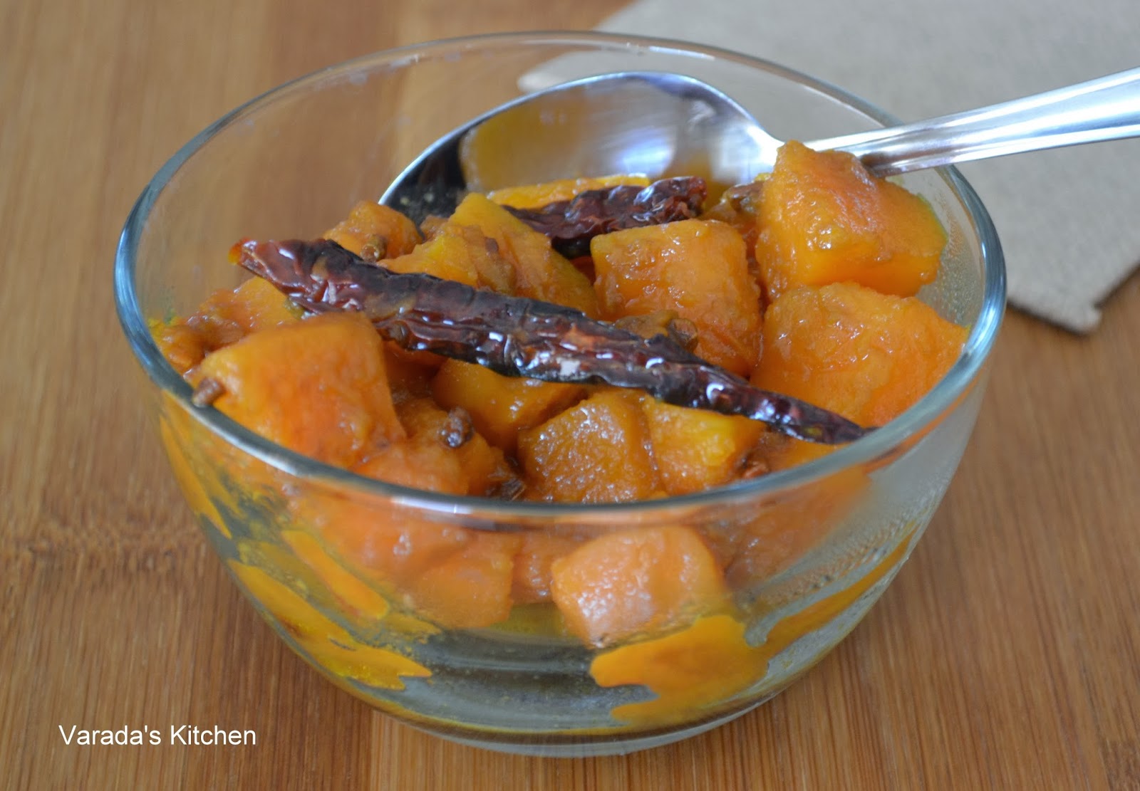 Ambal (Yellow Pumpkin Chutney)