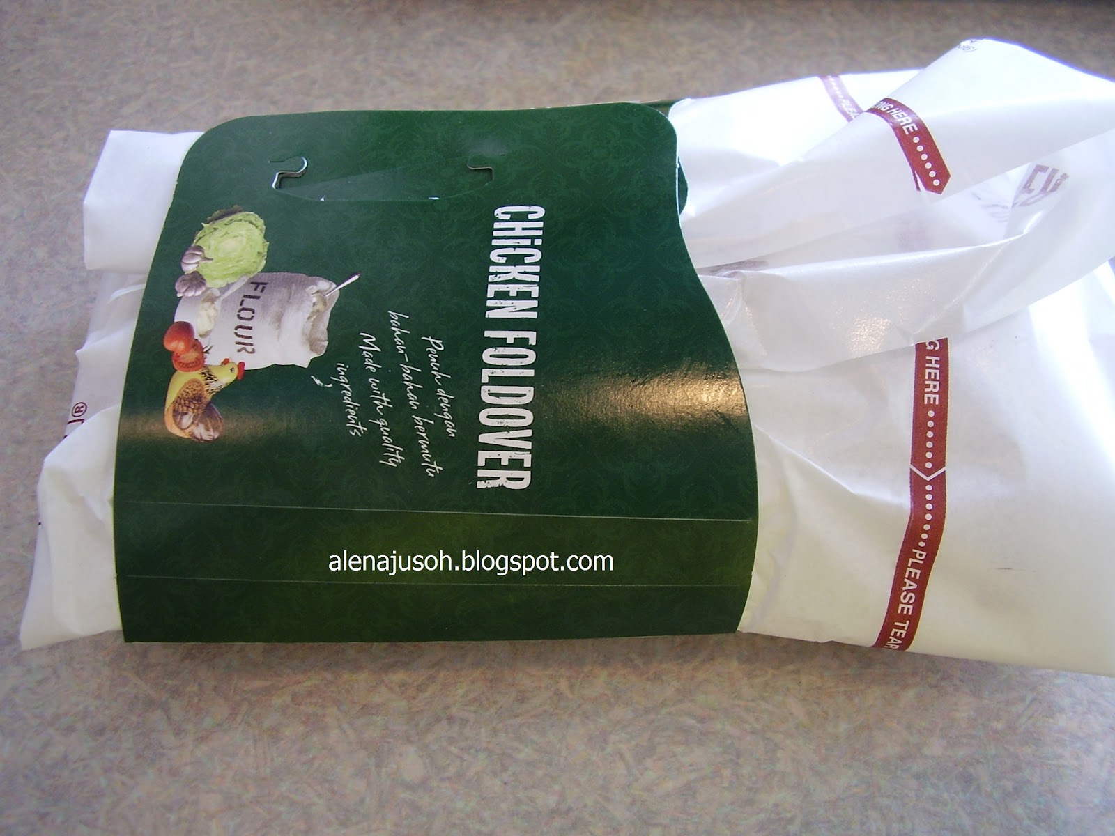 Royal Blue: Lunch: McD Chicken Fold-over