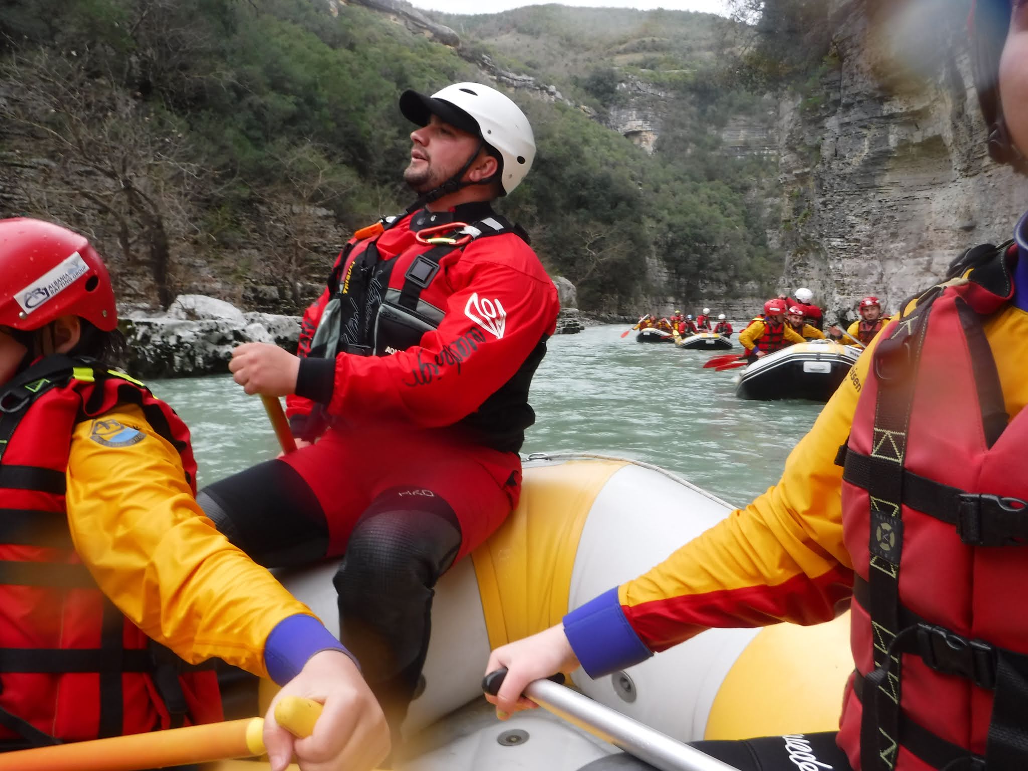 Fantastic day river rafting in the spectacular Osum Canyon | Albania ...