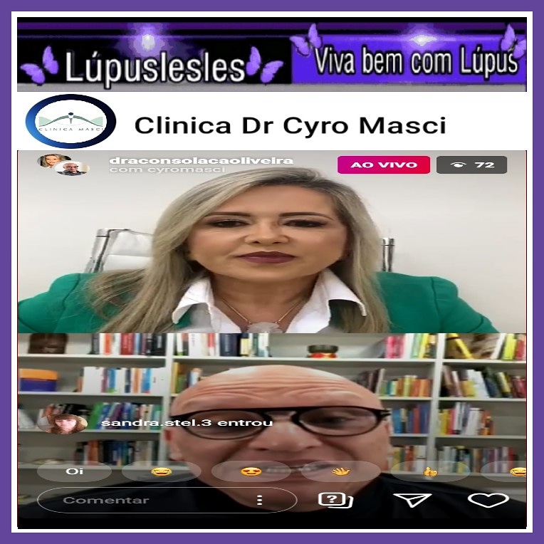 Lúpuslesles: Live salva no Instagram - Dr Cyro Masci / Dra Consolação ...