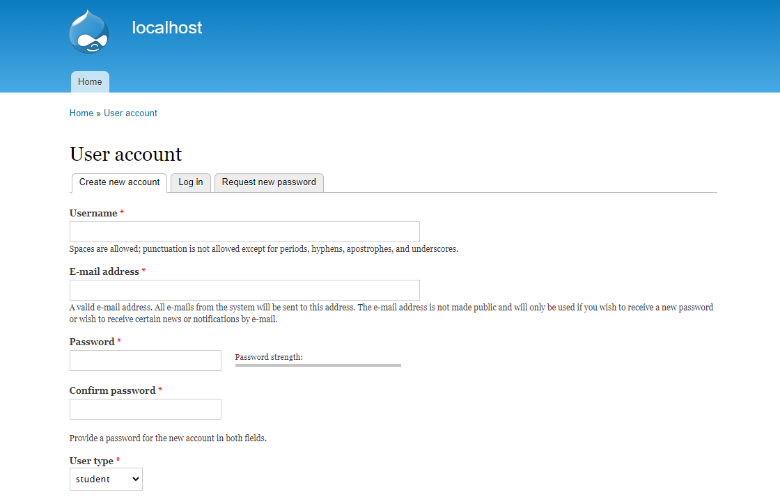Web Tutorials - PHP, Drupal: Drupal 7 : Removing create new account , Log in and Request new ...