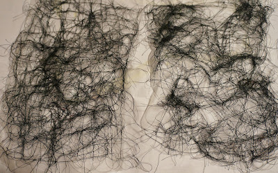 Ginger Wilson: Using leftover thread to make thread "fabric"