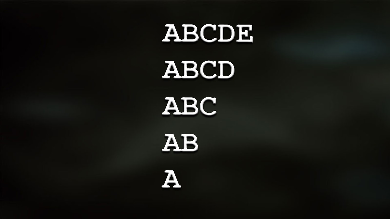 Alphabet Pattern Program In C 5
