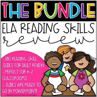 Monthly ELA Reading Skills Review | Classroom Shenanigans