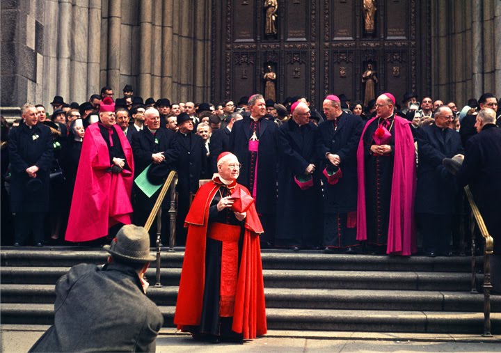Bel Air Artist Stephen VERONA: Cardinal Spellman on St. Patrick's Day 1965