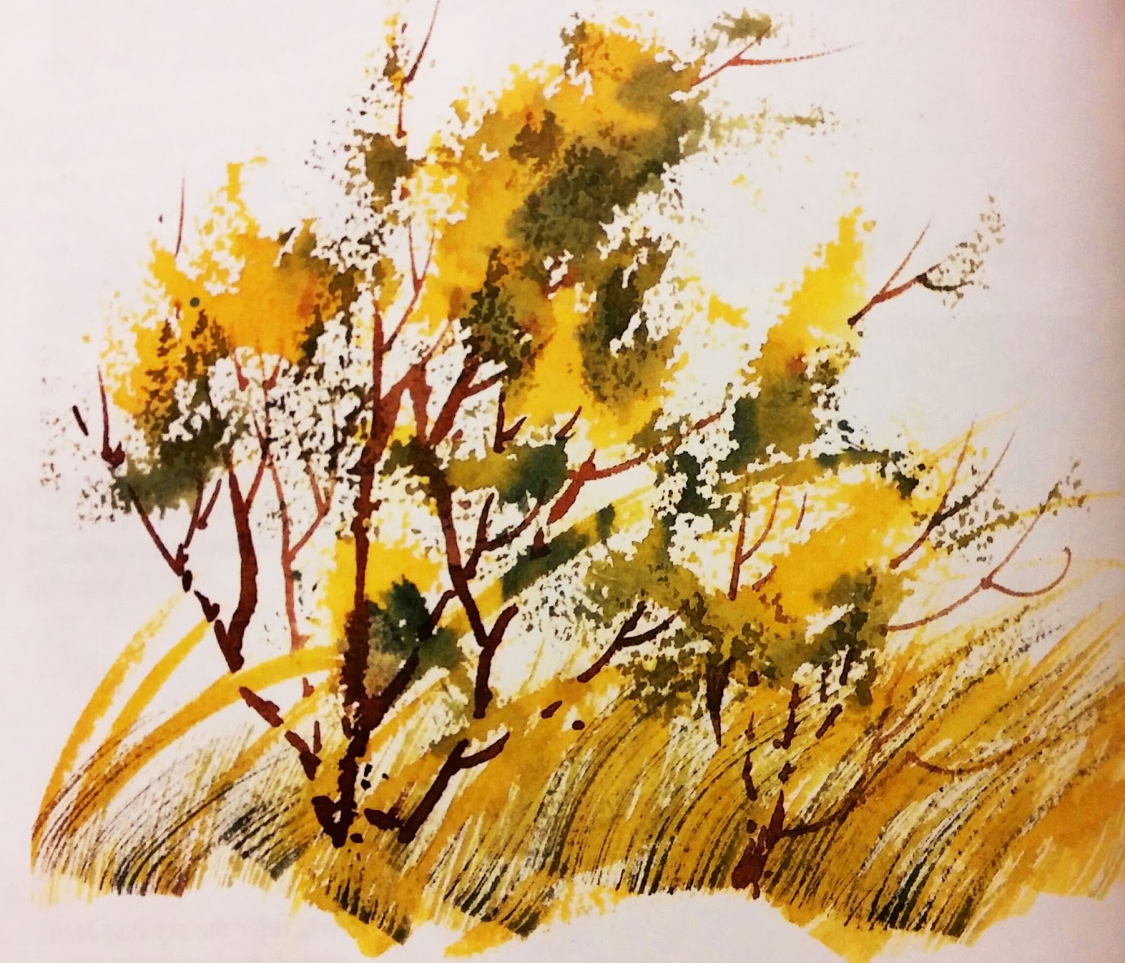 Painting Nature in Watercolor: Dry Brush Techniques Painting Nature in Watercolor: Dry Brush Techniques
