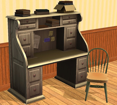 Sims 4 cc old school desk - dsaesb