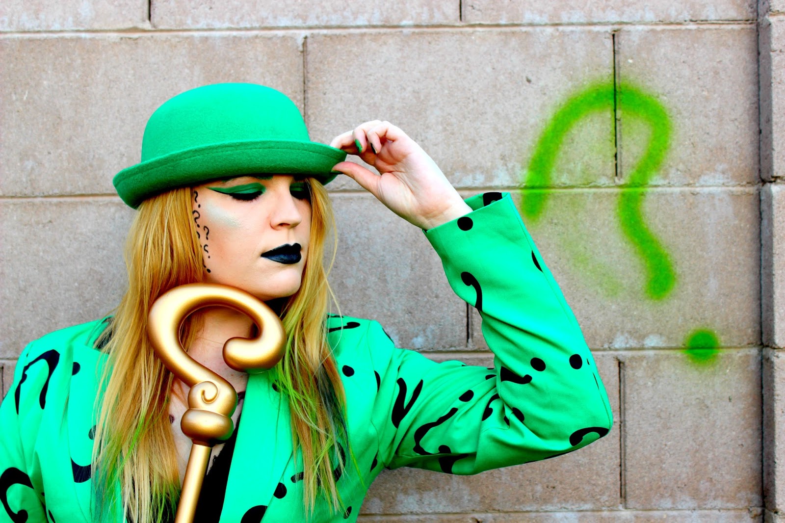 Diaries of a Sunflower: The Riddler Photo Shoot