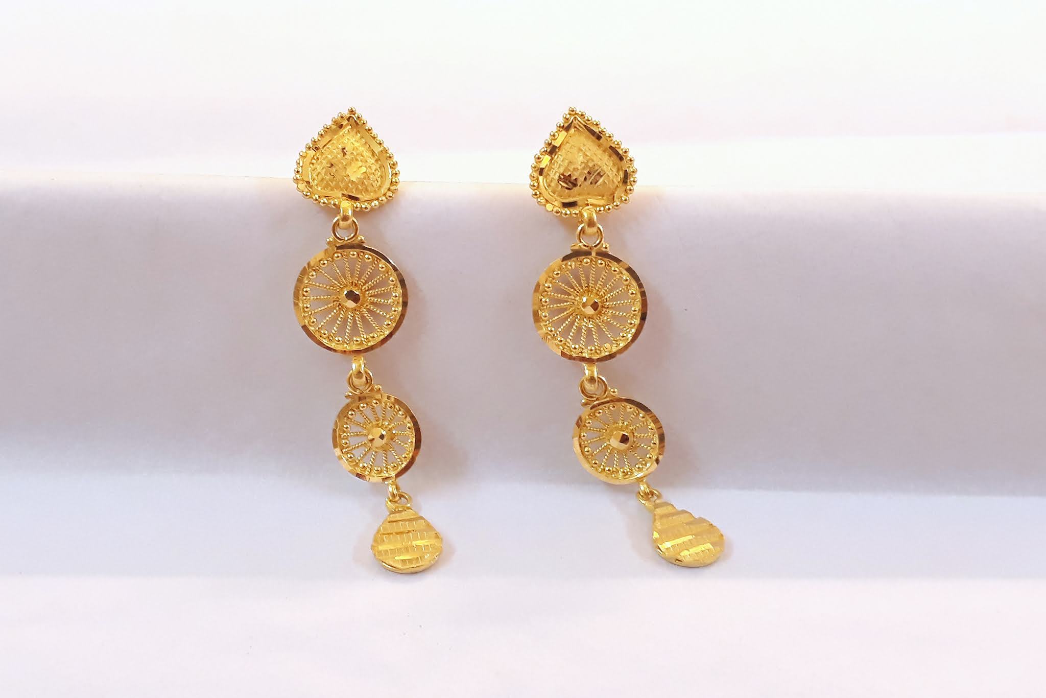 Latest Stud Gold Earrings Designs