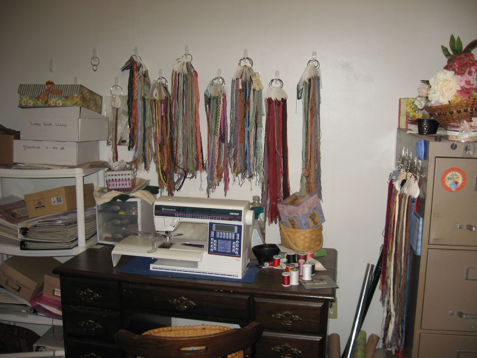 To Stitch or Not to Stitch: The mess I call my sewing room....