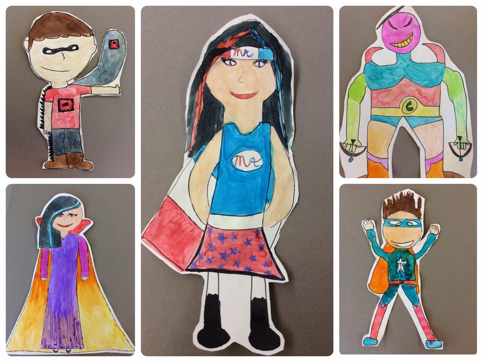 BES Art: Elements of Art Super Heroes