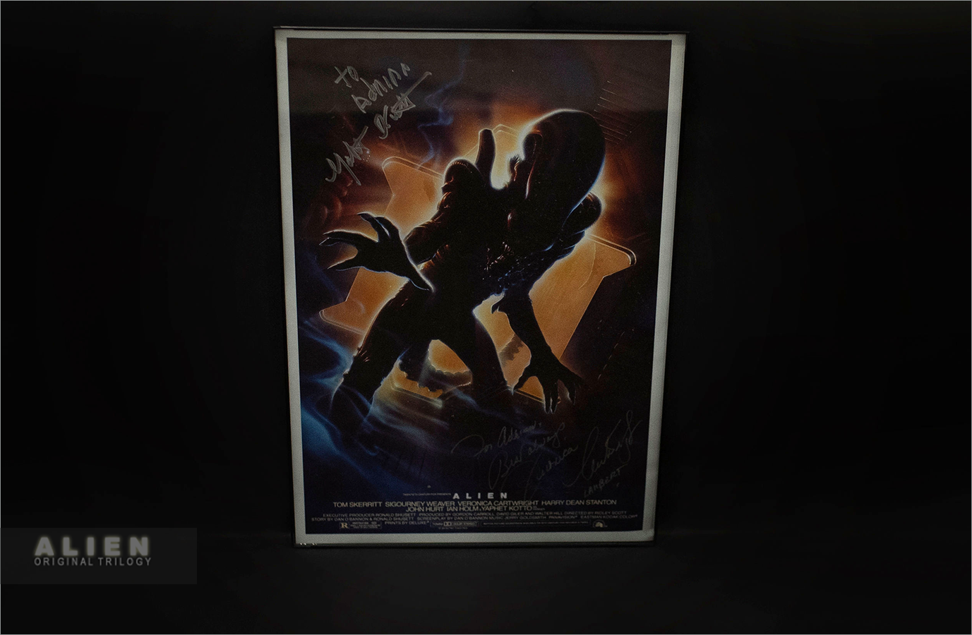 My Signed 'Alien' Poster