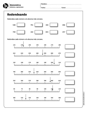 REDONDEO DE NÚMEROS