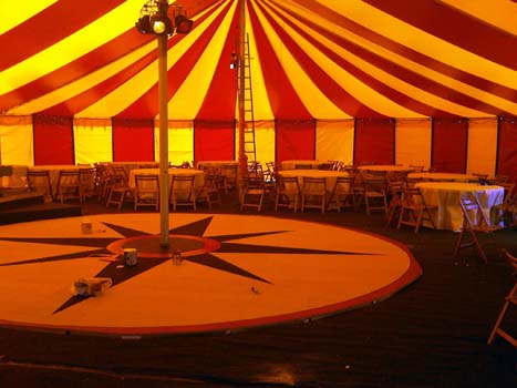 Inside | Circus theme, Tent, Red, white