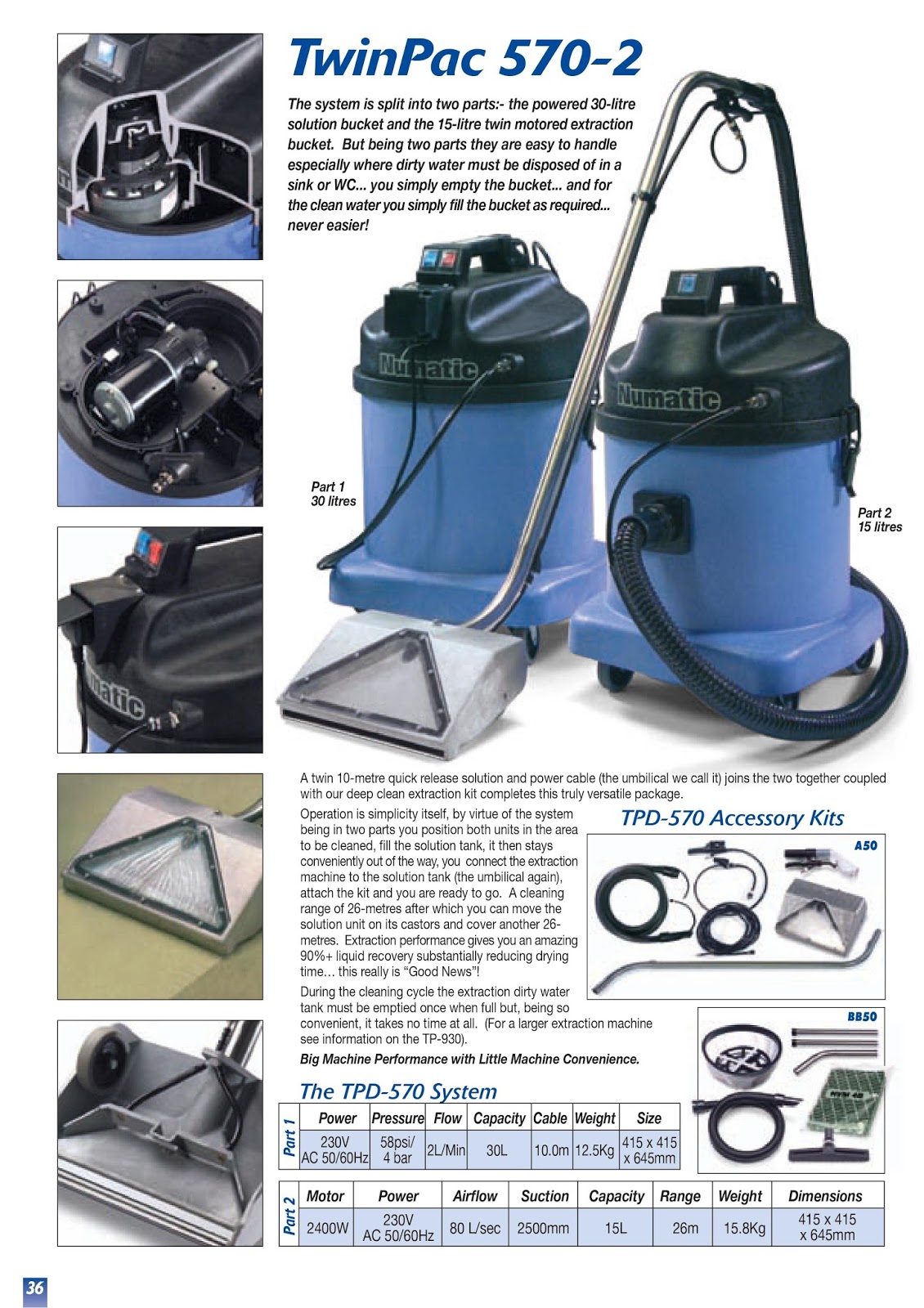 Numatic Cleancare 2007 Product Range