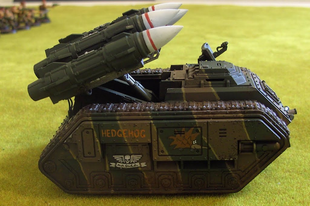 Atoom's Brushes & Dolls: Manticore - Completing the missile launching tank.