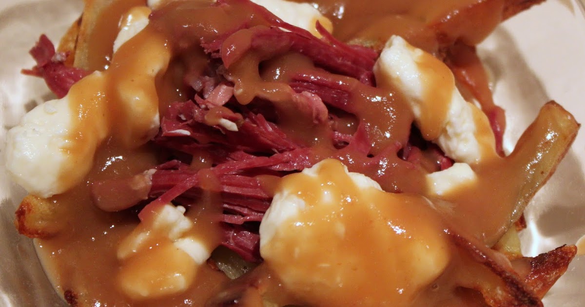 Sauce à poutine maison et poutine au canard