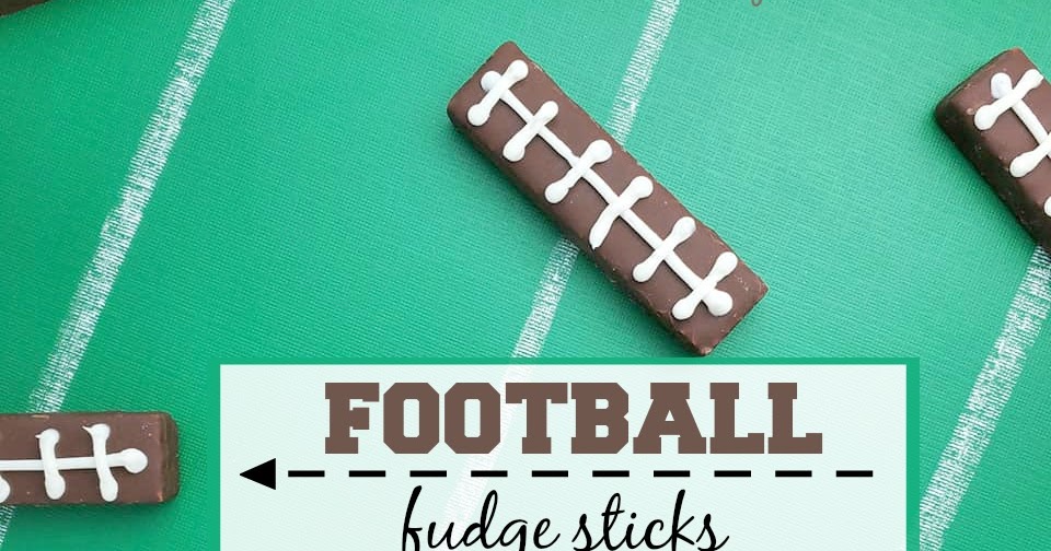 Sugartown Sweets: Football Fudge Sticks